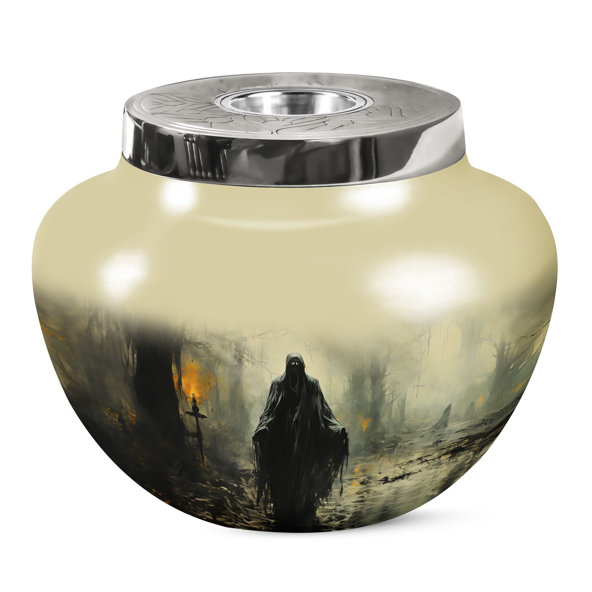 JAGSHASHI Whispering Shadows Large Urn Human Ash Adult - Ashes Urn ...