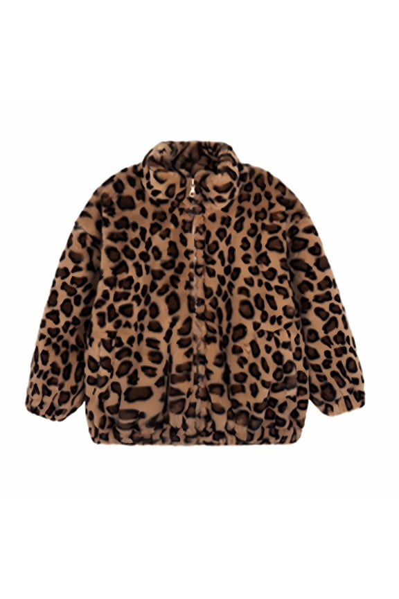 Children Leopard Coat
