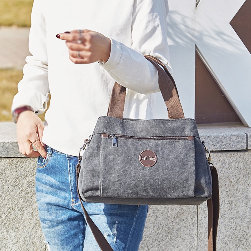 JAHH Aesthetic Cute Messenger Bag School Vintage Canvas Crossbody for ...