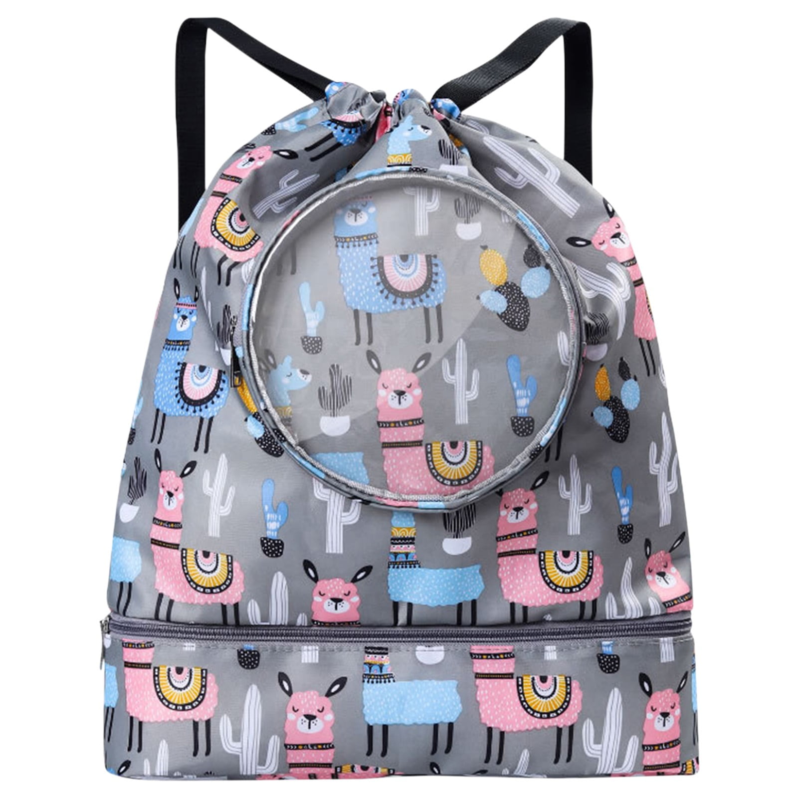 JAHH Beginner’ Waterproof Swim Backpack - Transparent Dry Wet Separate ...