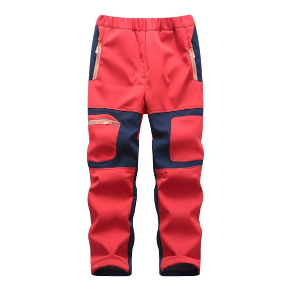 JAHH Boys Comfortable Warm Ski Trousers Thermal Outdoor Play Distressed ...
