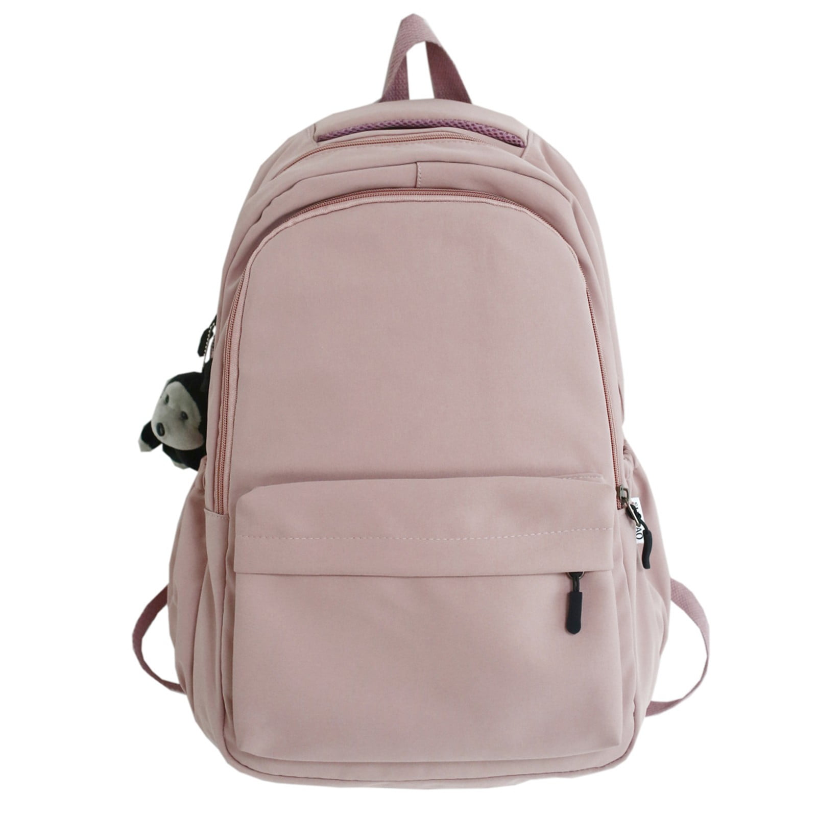 JAHH Casual Backpack Fits 17.7'' Laptop Plain for College Travel Basic ...