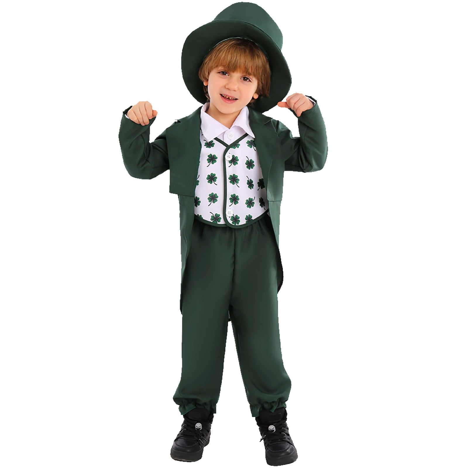 JAHH Childrens St Patric𝗄s Day 𝖢arnival Costum𝖾 Irish Theme Party Suit ...