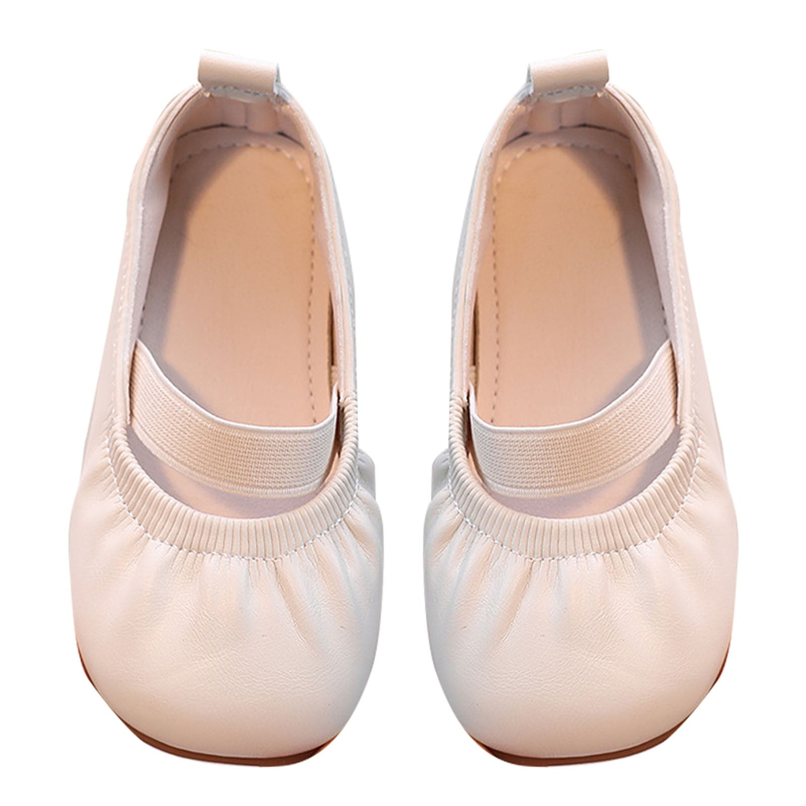 JAHH Clearence Flower Girl Ballet Flats - Soft Sole Slip-On Shoes with ...