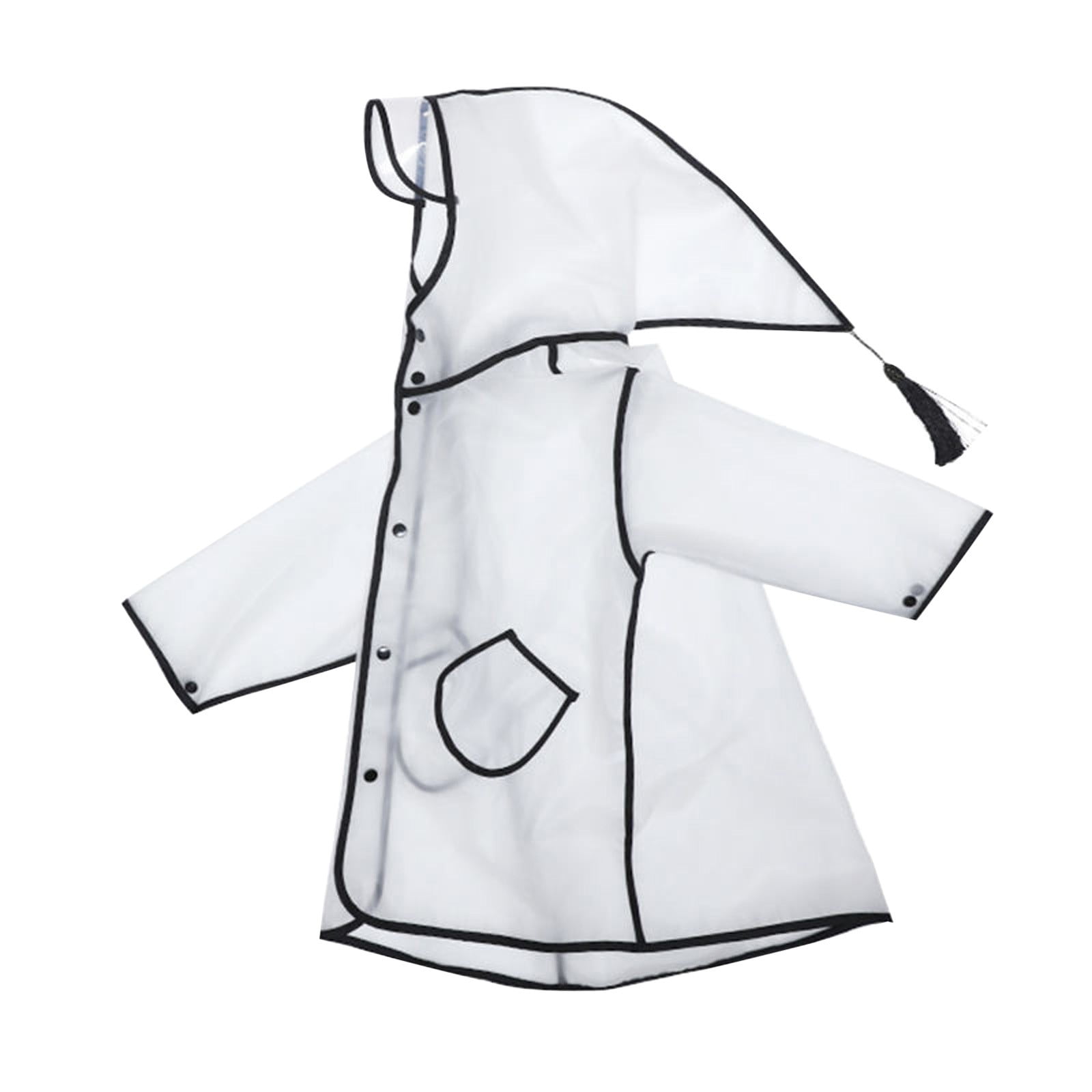 JAHH Clearence Kids Lightweight Poncho Rain Coat Children'S Stylish Cape Raincoat Children Rain ...