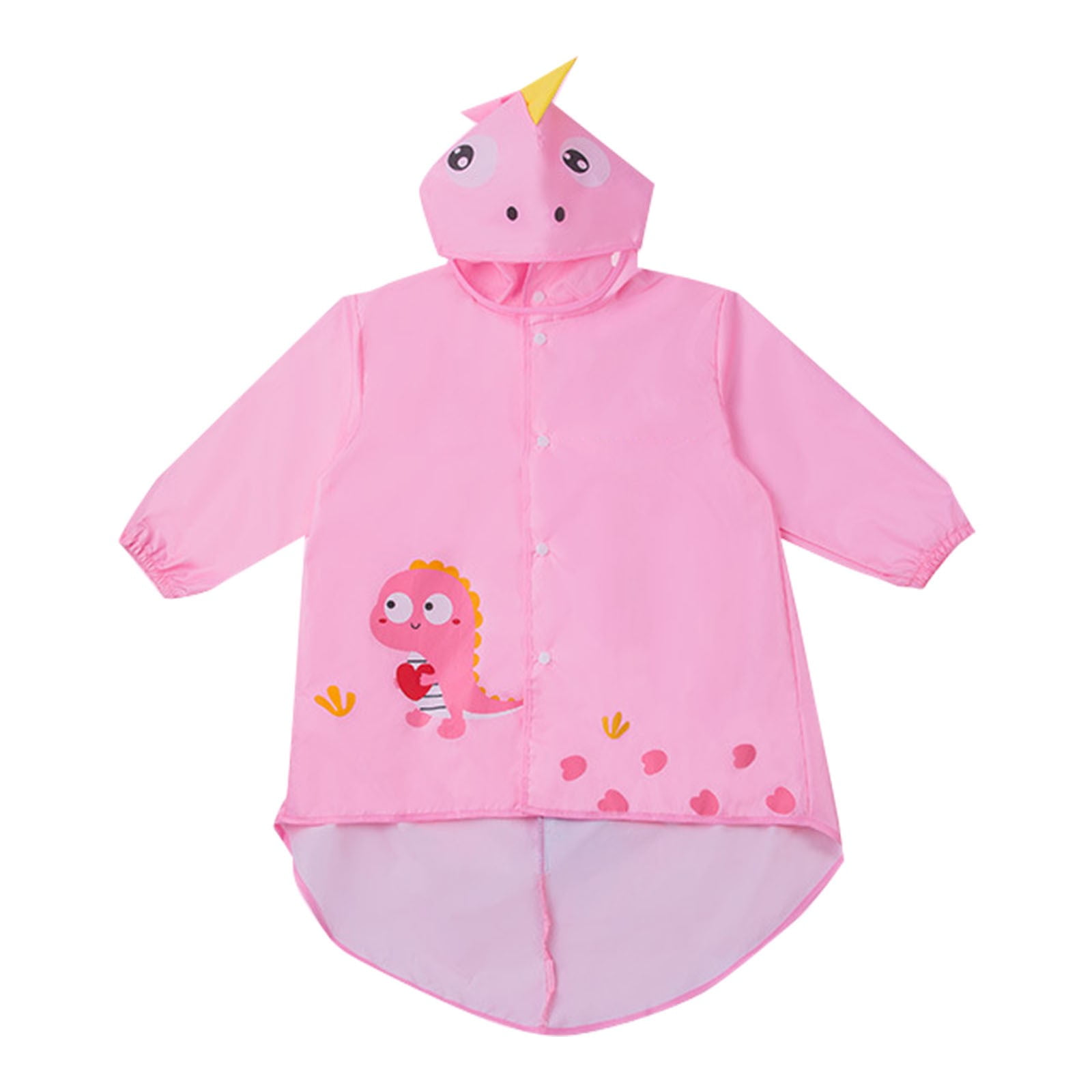 JAHH Clearence Kids Waterproof Hooded Poncho Children's Raincoat Cape Style Boy Elementary ...