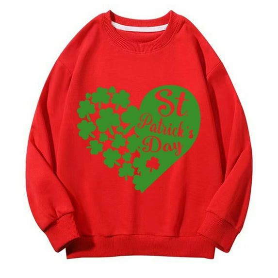 JAHH Cute Kids St. Patric𝗄’s Day Hoodie Long Sleeve Graphic Print ...