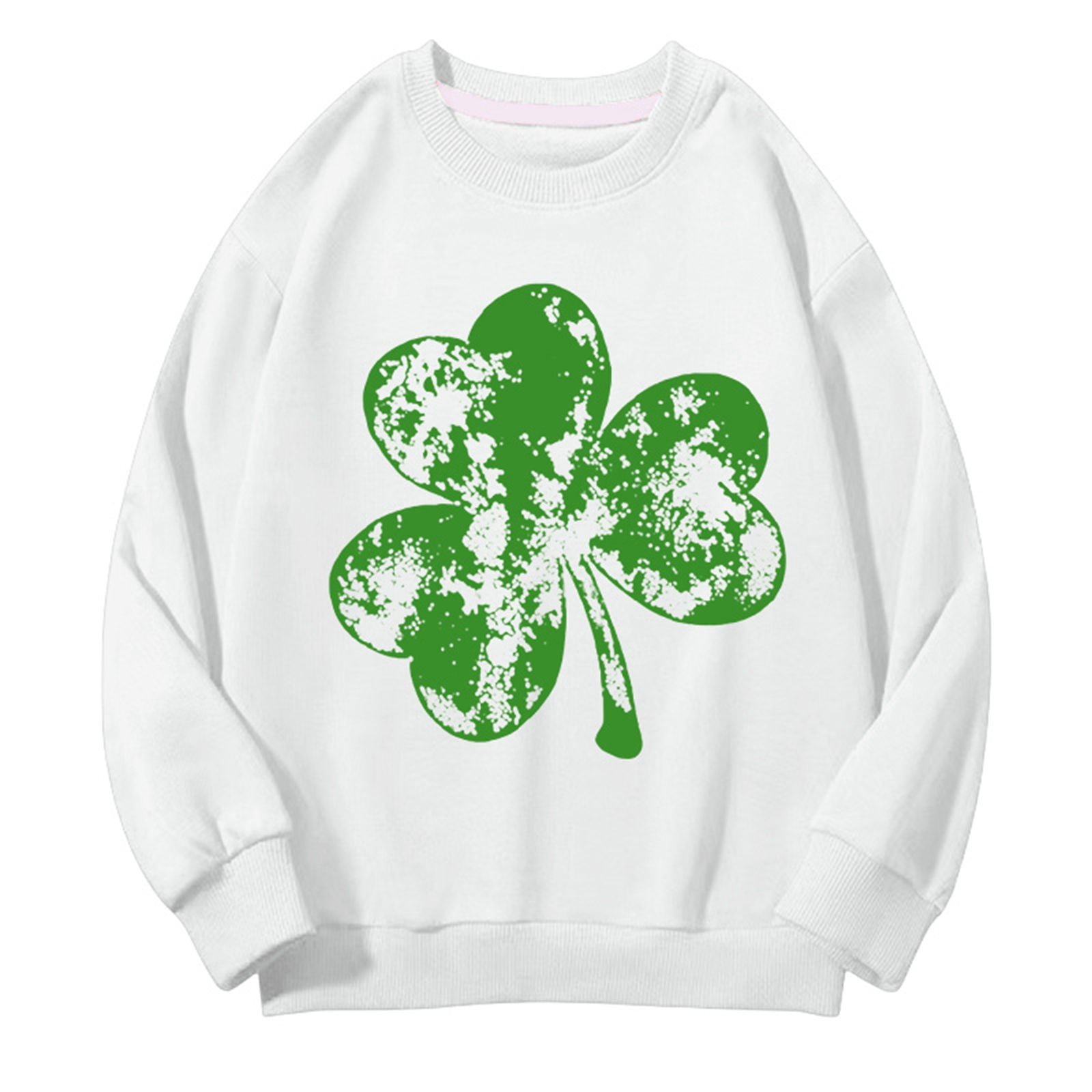 JAHH Cute St. Patric𝗄’s Day Toddler Girl Long Sleeve Ru𝖿fle Sweatshirt ...