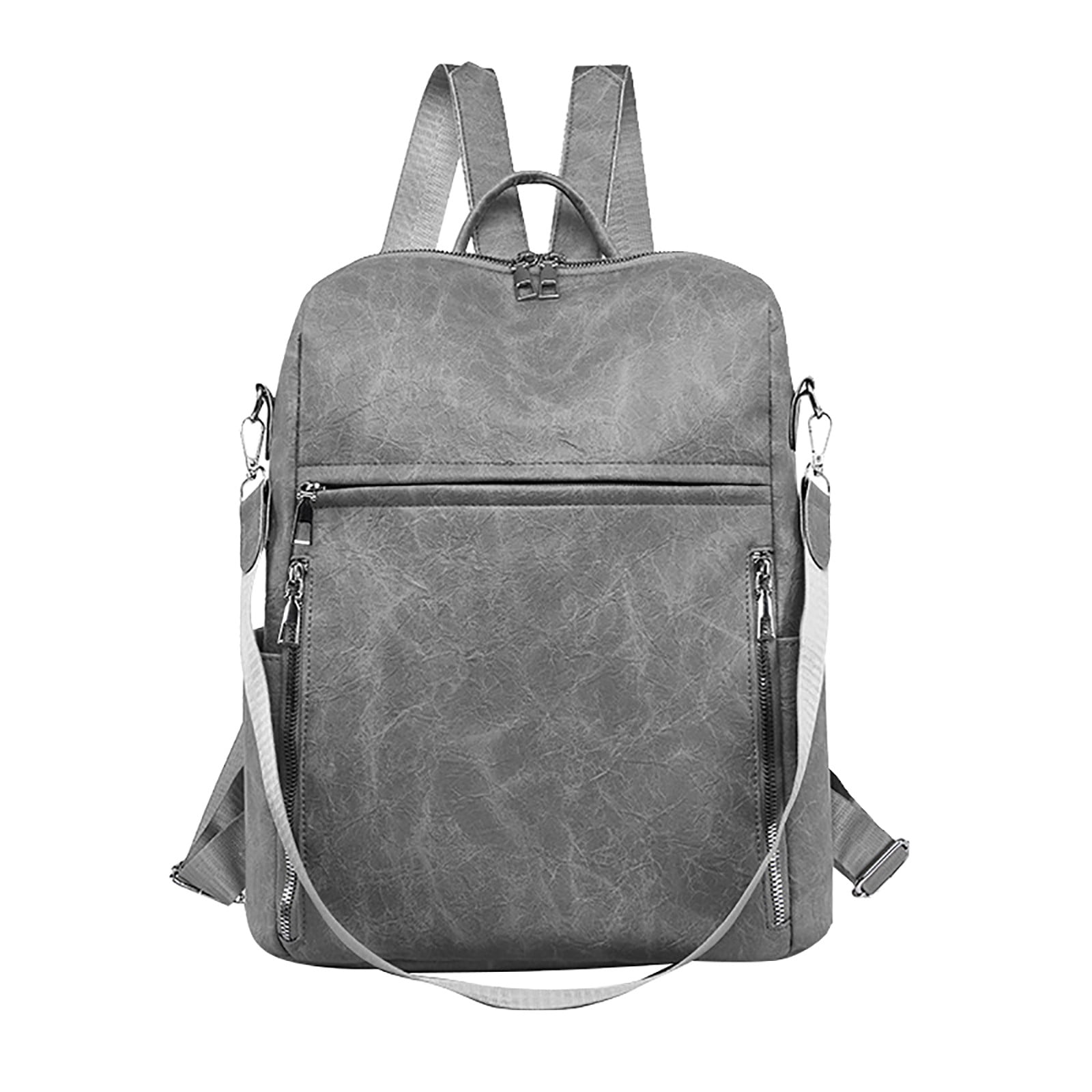 JAHH Fashion Women Backpack Leisure Travel PU Leather Anti Wear Big ...