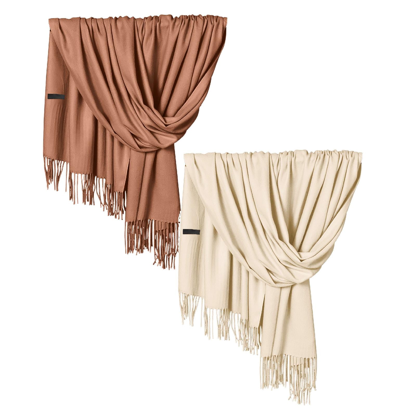 JAHH Female Women Pashmina Shawls and Wraps Large Scarfs for Women ...