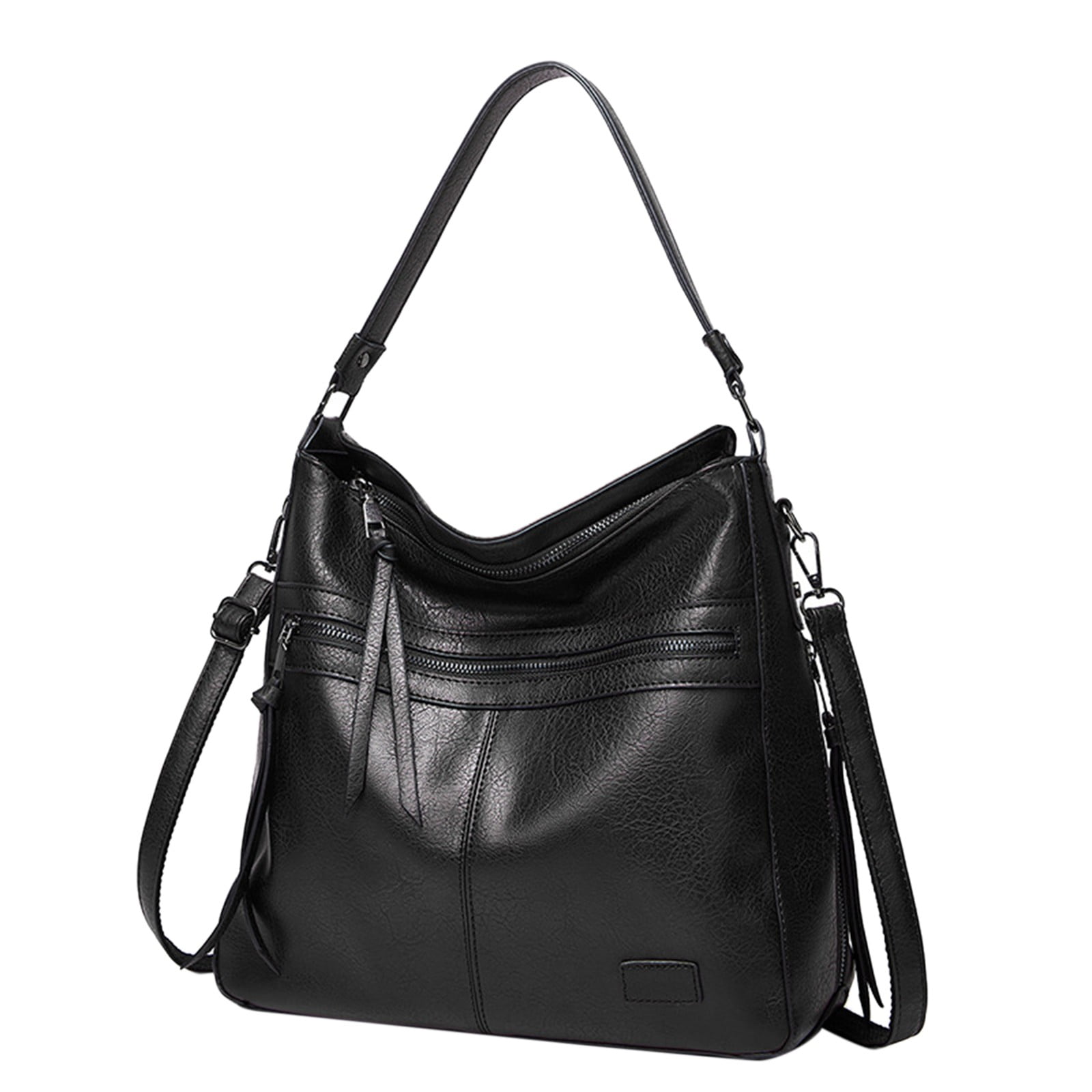JAHH Genuine Leather Bucket Handbags Shoulder Bags Large Ladies ...