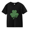 JAHH Girls St Patricks Day Shirts Teen Girls Clover Shamrock Short ...