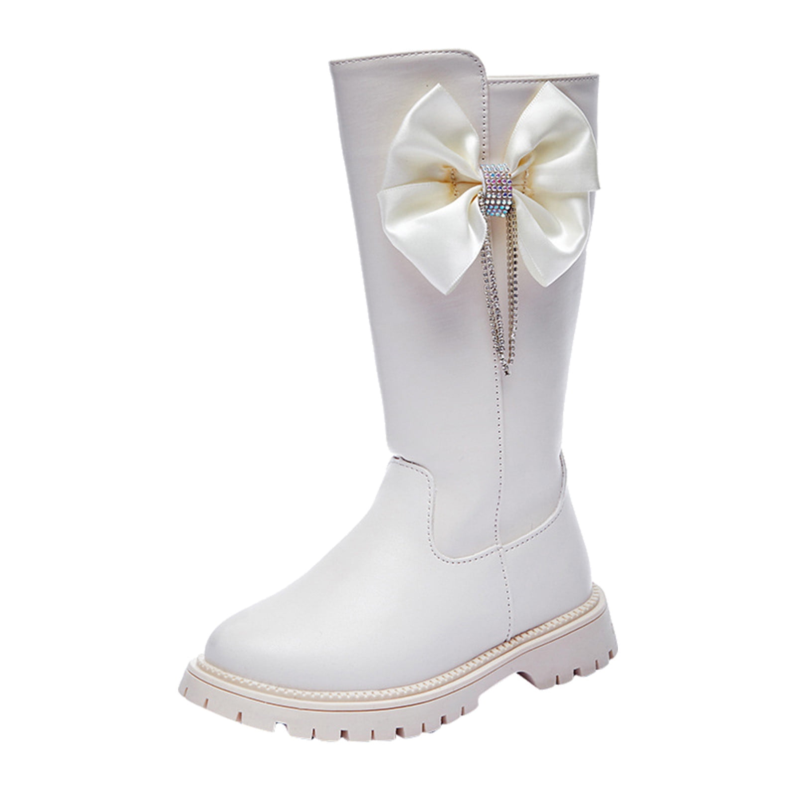 JAHH Kid Boots Girl Kids Boots Long Boots High Boots Autumn and Winter ...