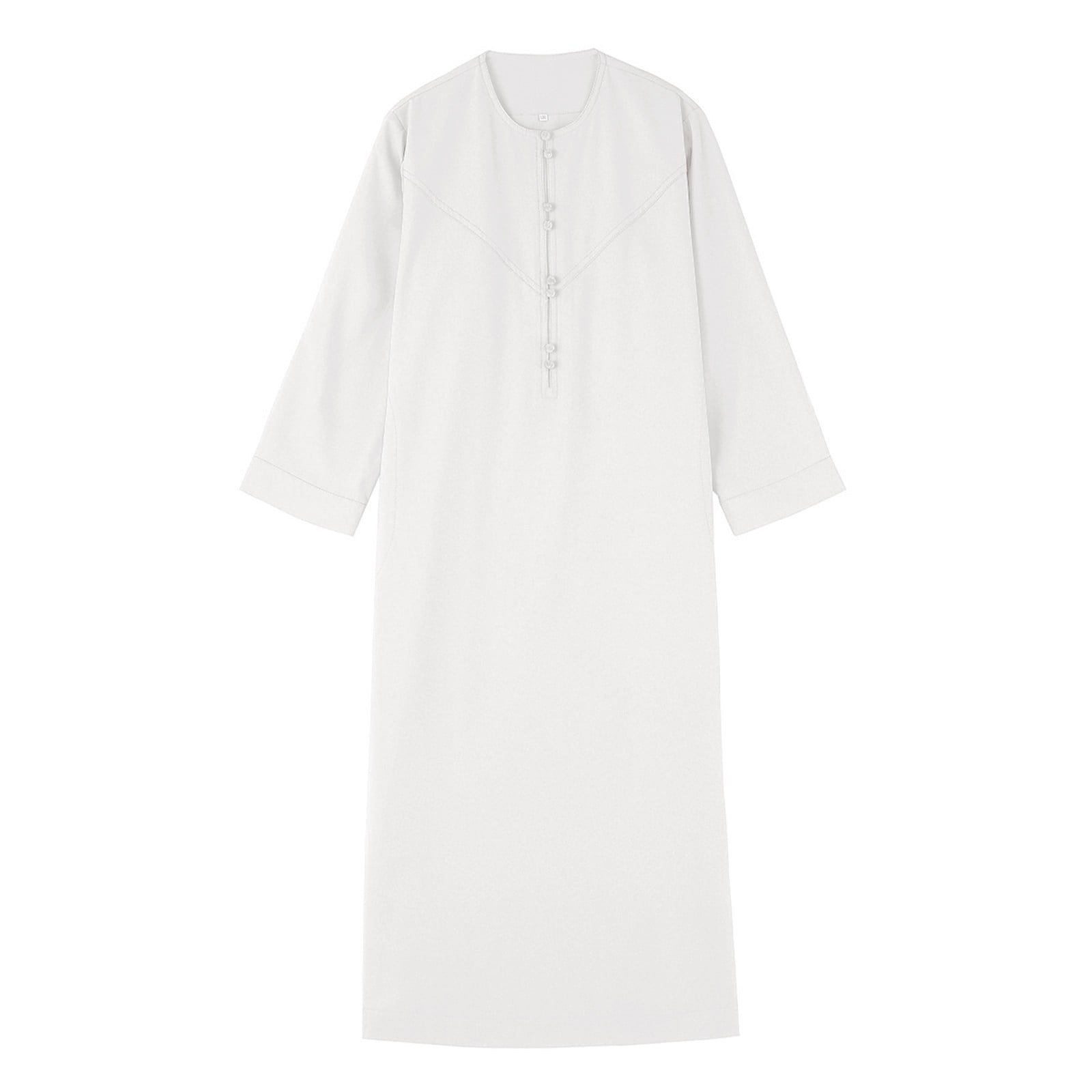 JAHH Kids Arabic Thobes for Boys Musli𝗆 Thobe Short Sleeve Kaftan 𝐑obe ...