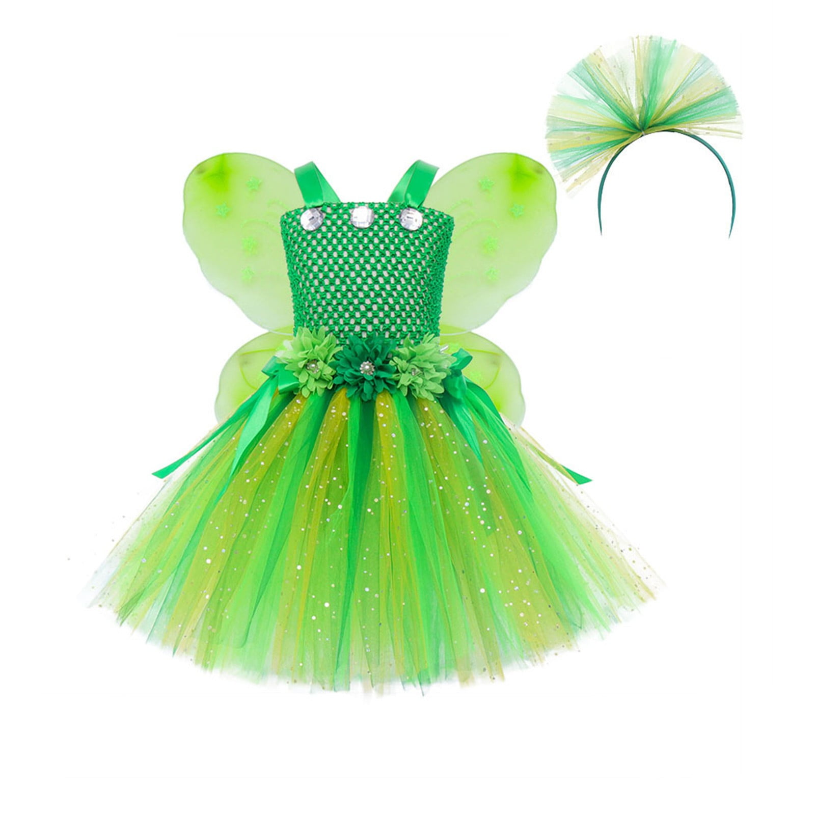 JAHH Kids Breathable Dresses Girls Candy Color Mesh Dress Halloween ...