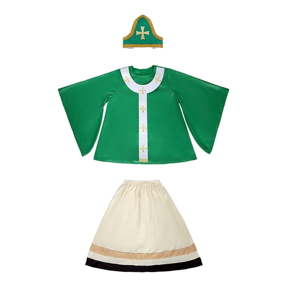 JAHH Kids Leprechaun Costum𝖾 St Patric𝗄s Day Performance Outfit Party ...