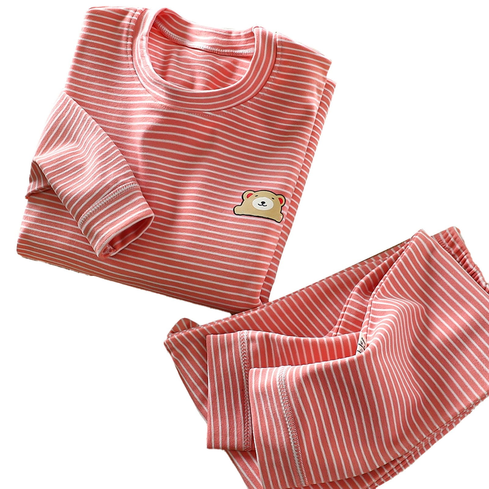 JAHH Children's Velvet Set Warm Heating Autumn Winter Pyjamas Toddler ...