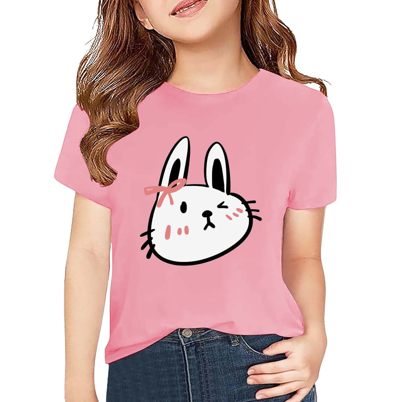 JAHH Kids Summer Tops Crewneck Tees Children's T Shirt Short Sleeve ...