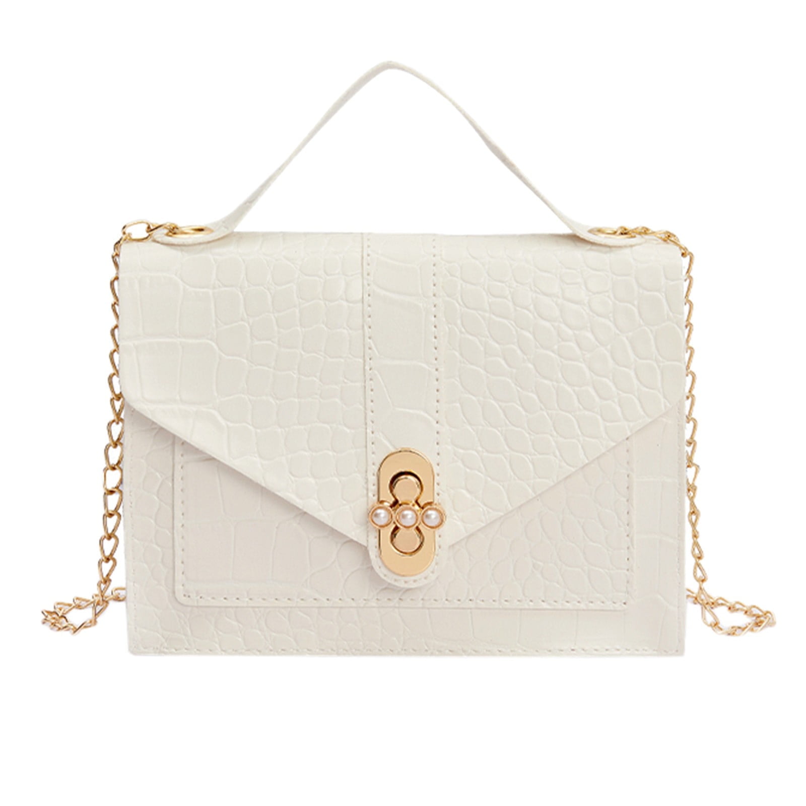JAHH Ladies Fashion Hasp Chain Small Square Shoulder Messenger Hand Bag ...