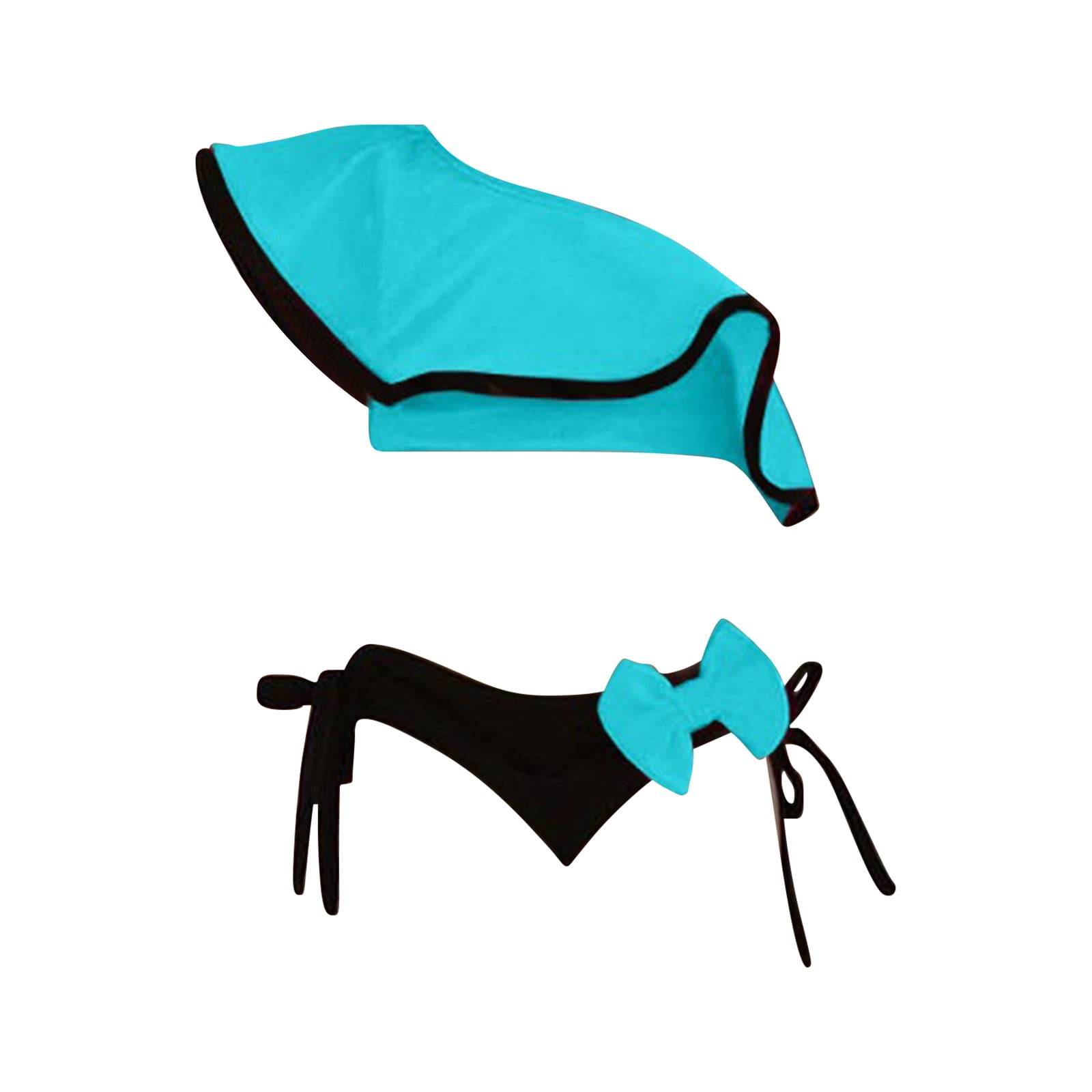 JAHH Summer Toddler Girls One Shoulder Bathing Suit Ruffles Bowknot Two ...