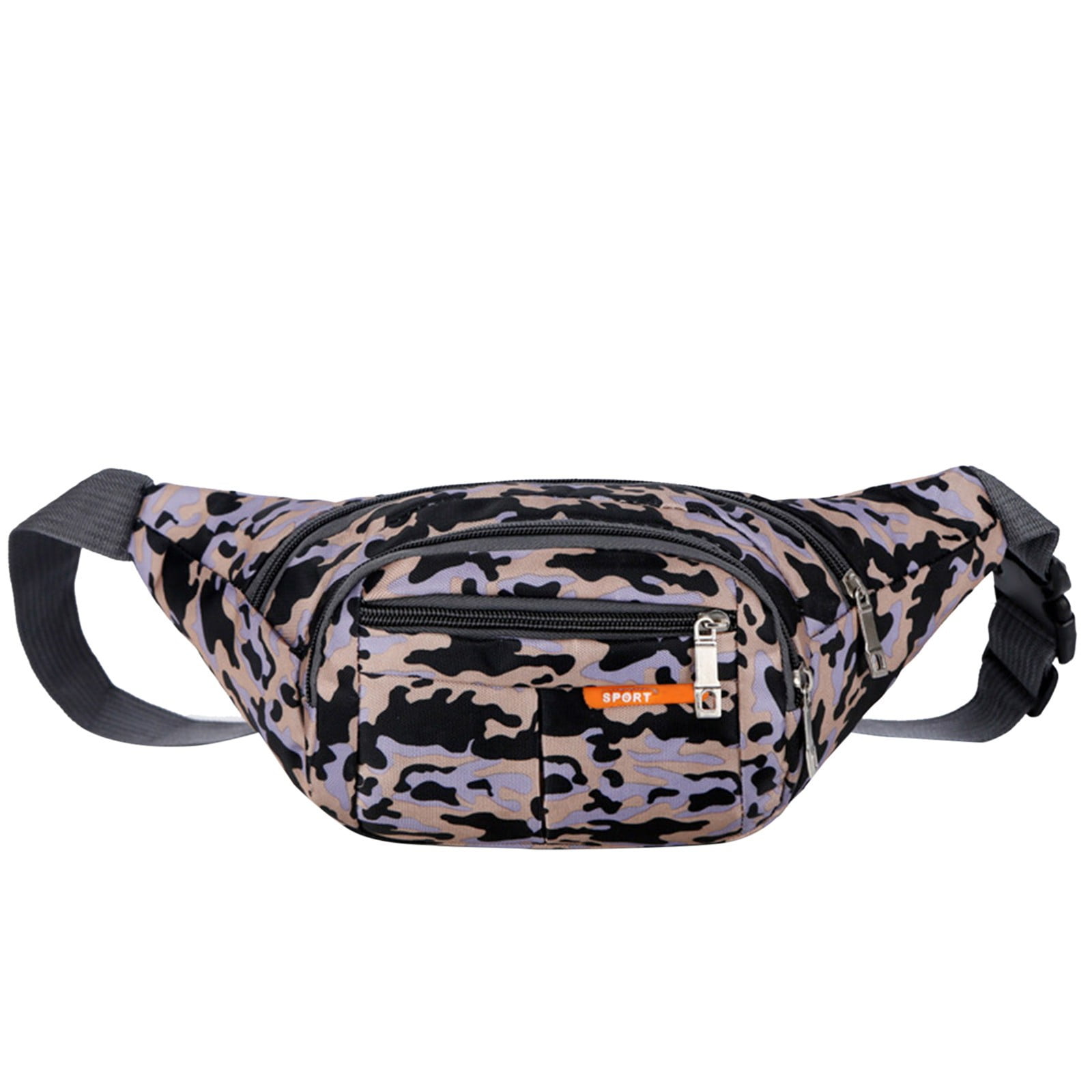 JAHH Tactical Camouflage Waist Pack Reflective Nylon Fanny Bag with ...