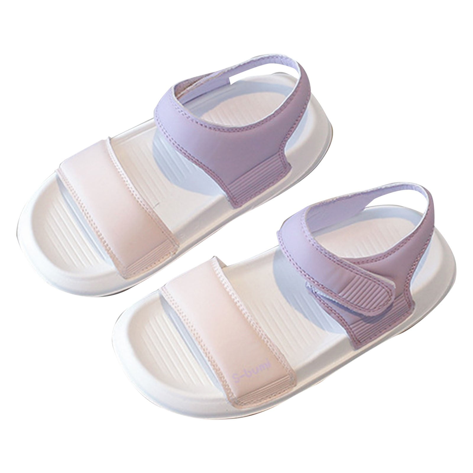 JAHH Toddler Beach Sandals Summer Walking Shoes with Ruffle Design ...