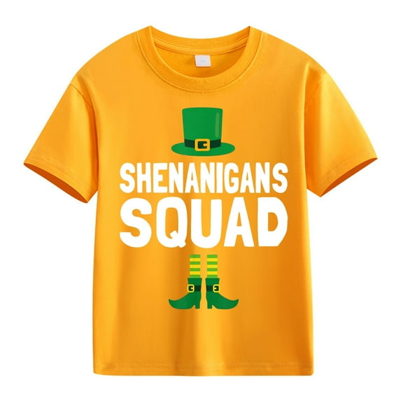 JAHH Toddler Boy Girl St Patricks Day Shirts Kids Lucky Shamrock ...