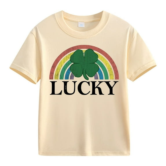 JAHH Toddler Boy Girl St Patricks Day Shirts Kids Lucky Shamrock ...