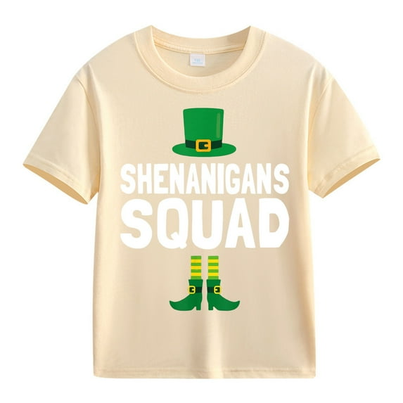 JAHH Toddler Boy Girl St Patricks Day Shirts Kids Lucky Shamrock ...