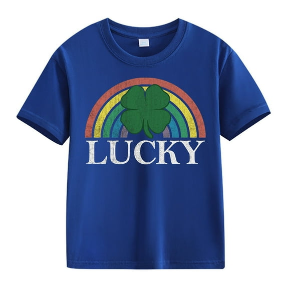 JAHH Toddler Boy Girl St Patricks Day Shirts Kids Lucky Shamrock ...