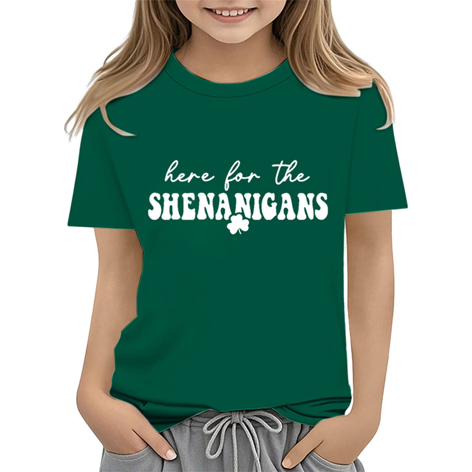 JAHH Toddler Boy Girl St Patricks Day Shirts Kids Lucky Shamrock ...