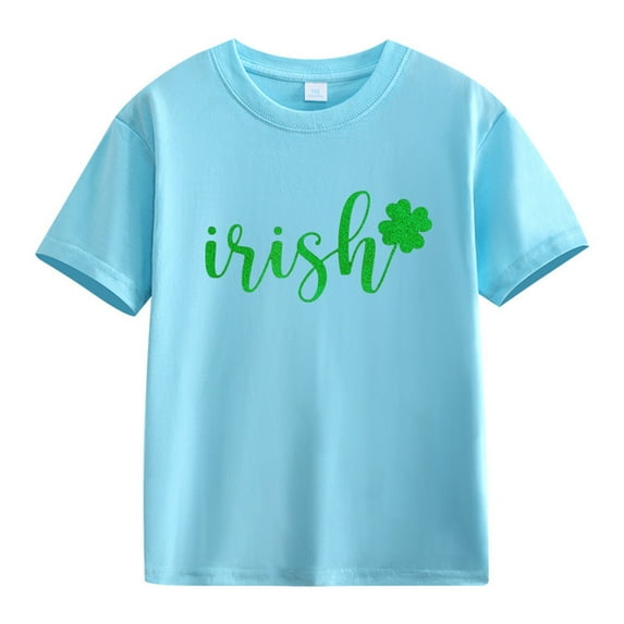 JAHH Toddler Boy Girl St Patricks Day Shirts Kids Lucky Shamrock ...