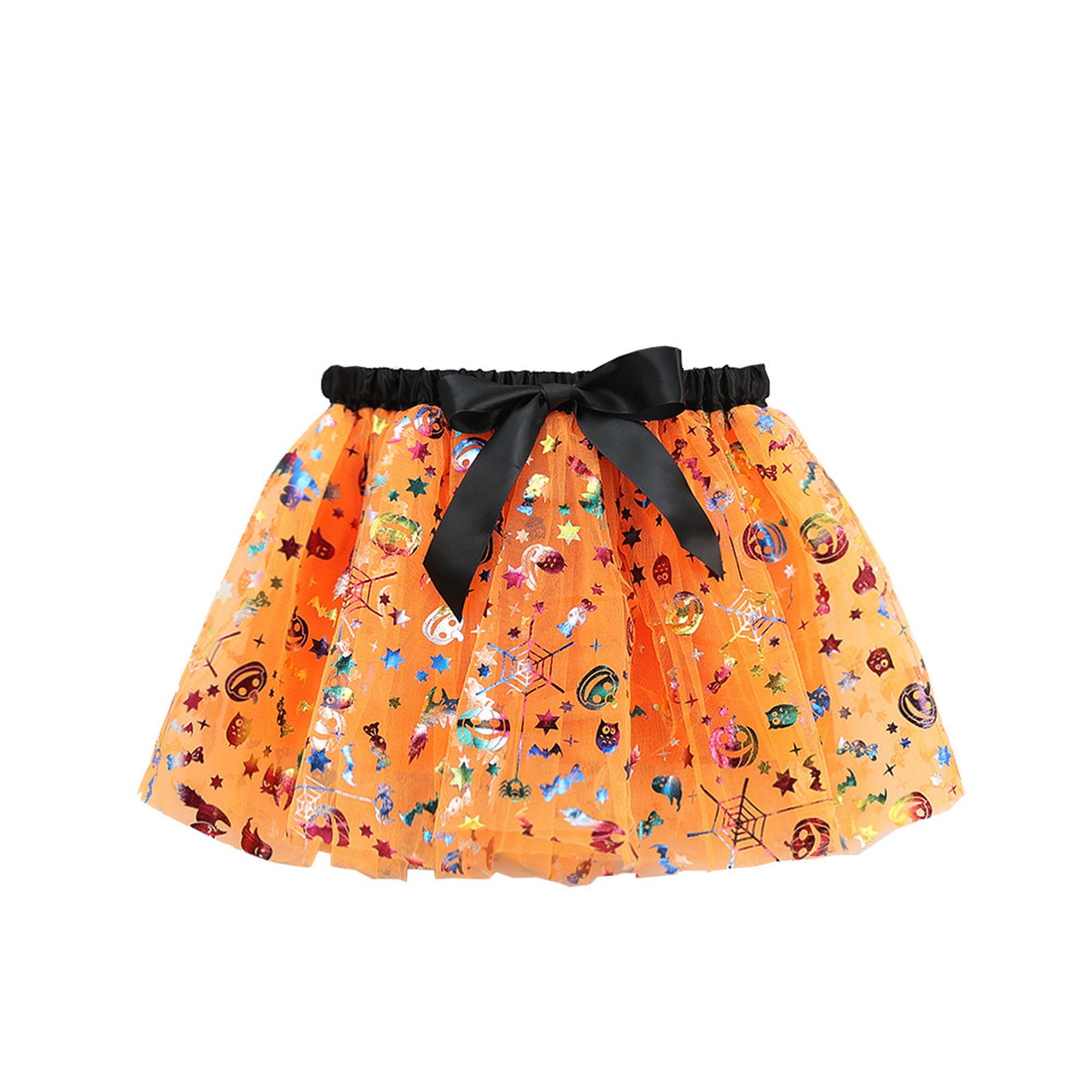 JAHH Toddler Kids Girls Halloween Tutu Skirt with Elastic Waistband 3 ...