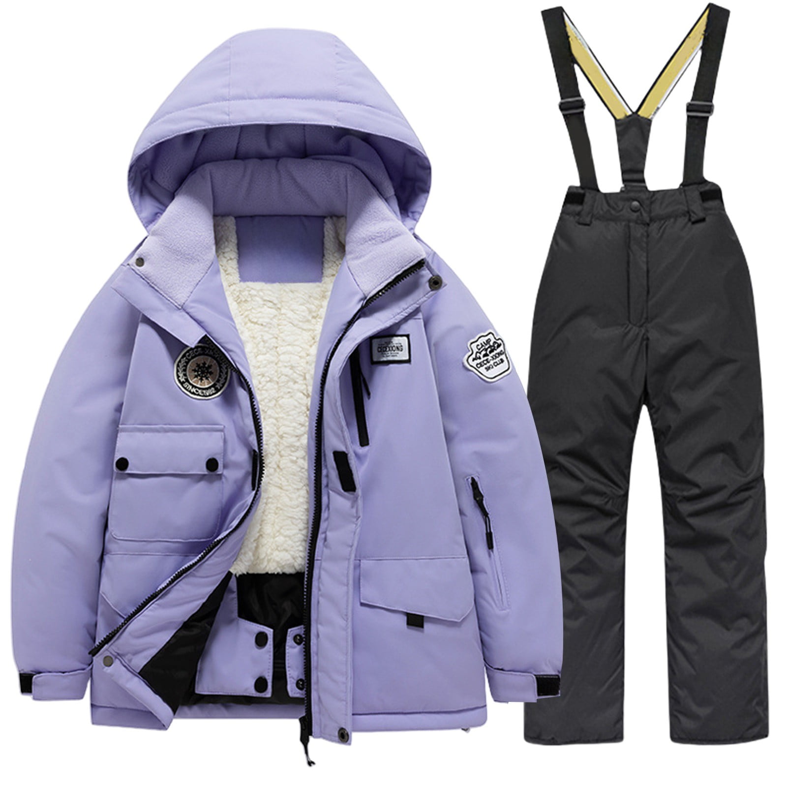 JAHH Toddler Outfits Boys Girls Children's Ski Suits Girls Outdoor ...