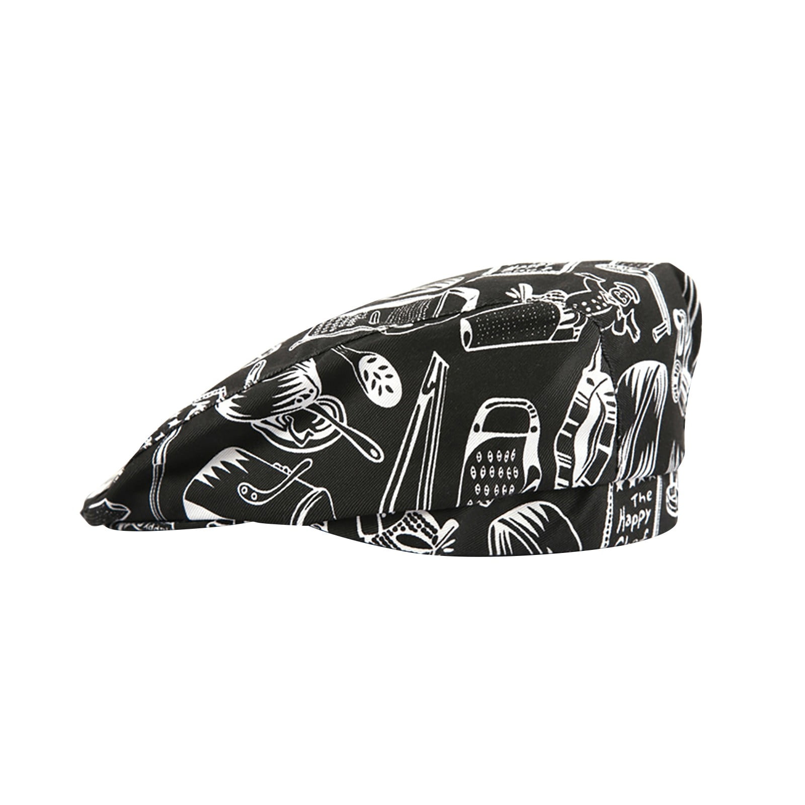 JAHH Unisex Adult Beret Hat Chef Bonnet for Kids Adjustable Elastic Baker Cap Kitchen Baker ...