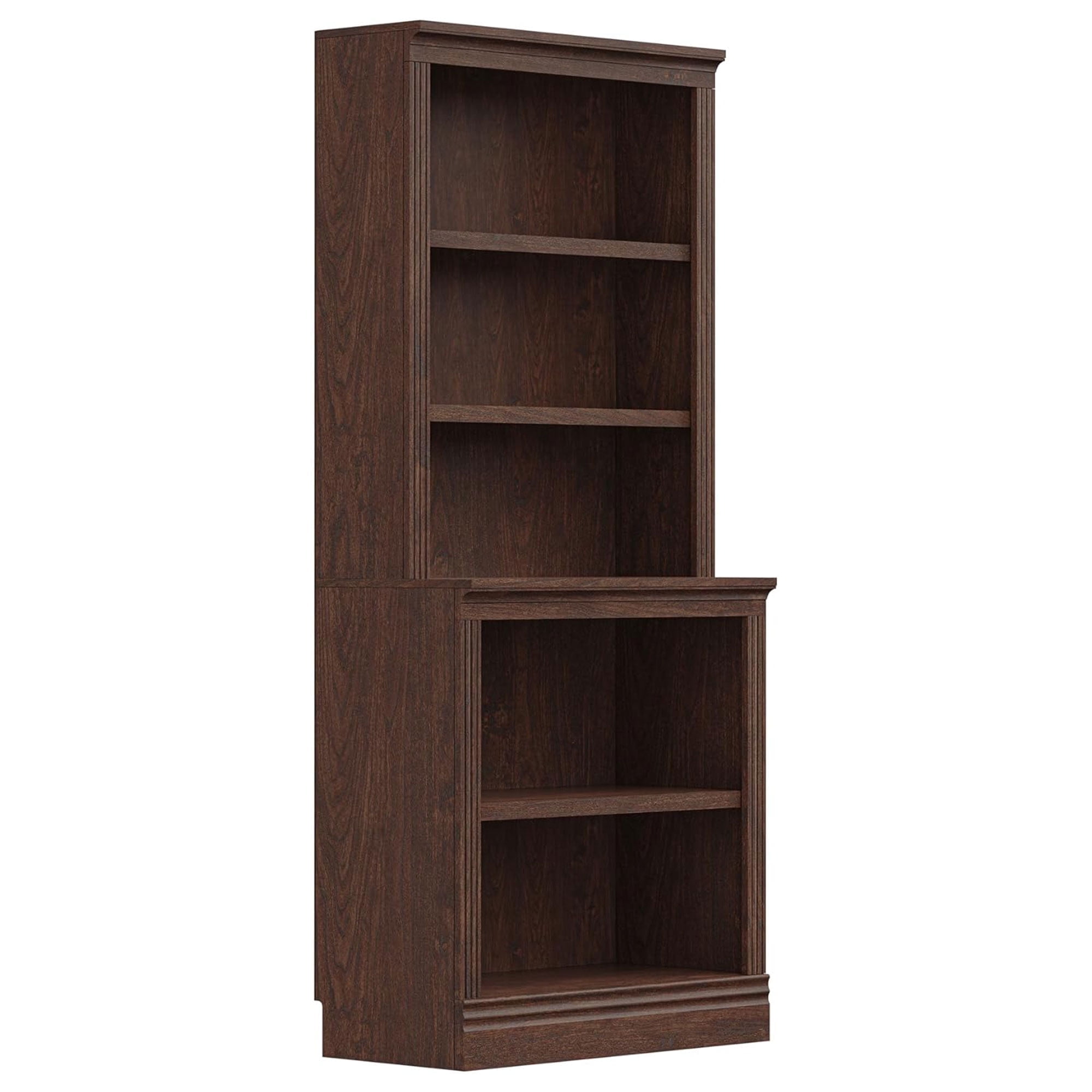 VAUXHILL & CO. Halston Multi-Depth Bookcase, Adjustable Storage ...
