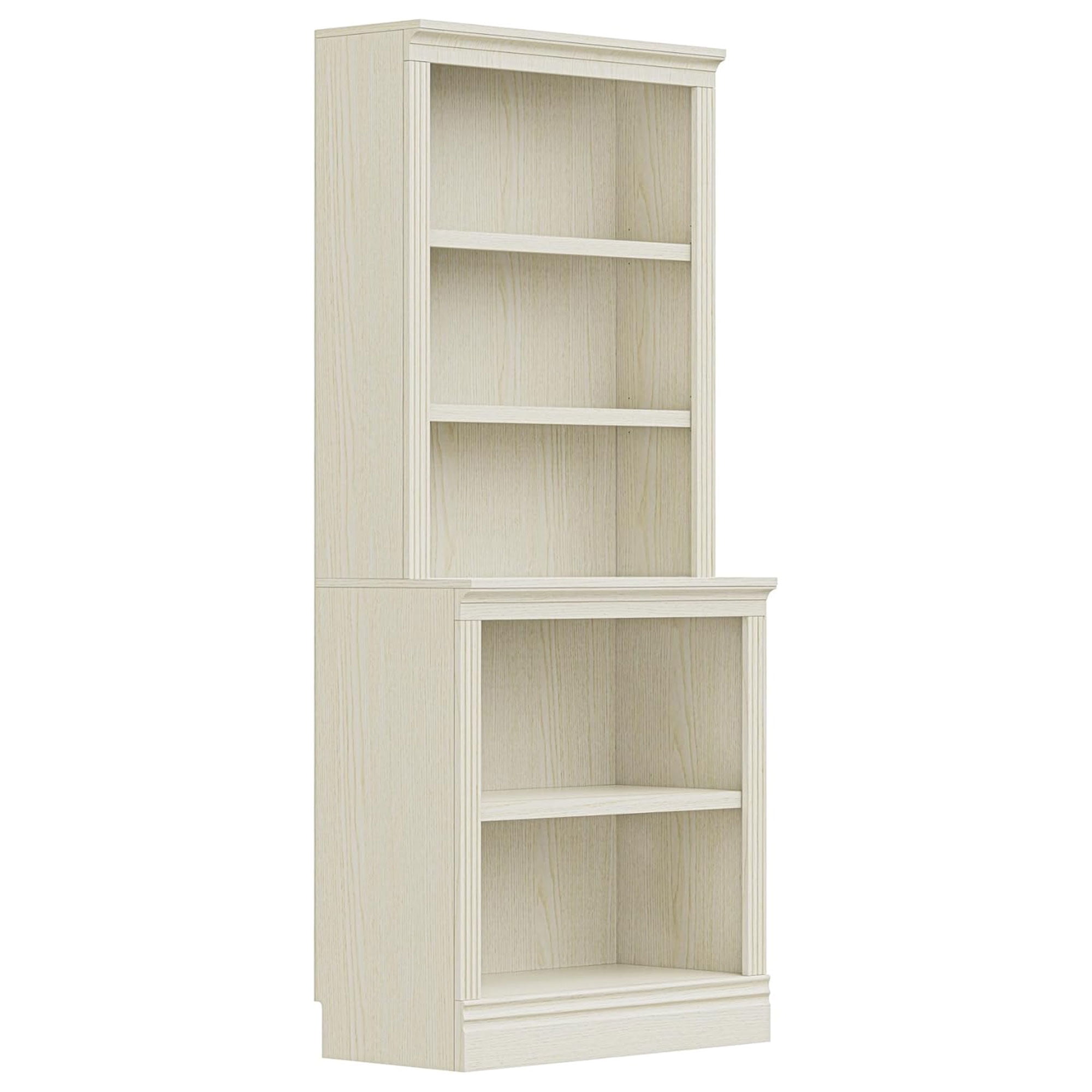 VAUXHILL & CO. Halston Multi-Depth Bookcase, Adjustable Storage ...