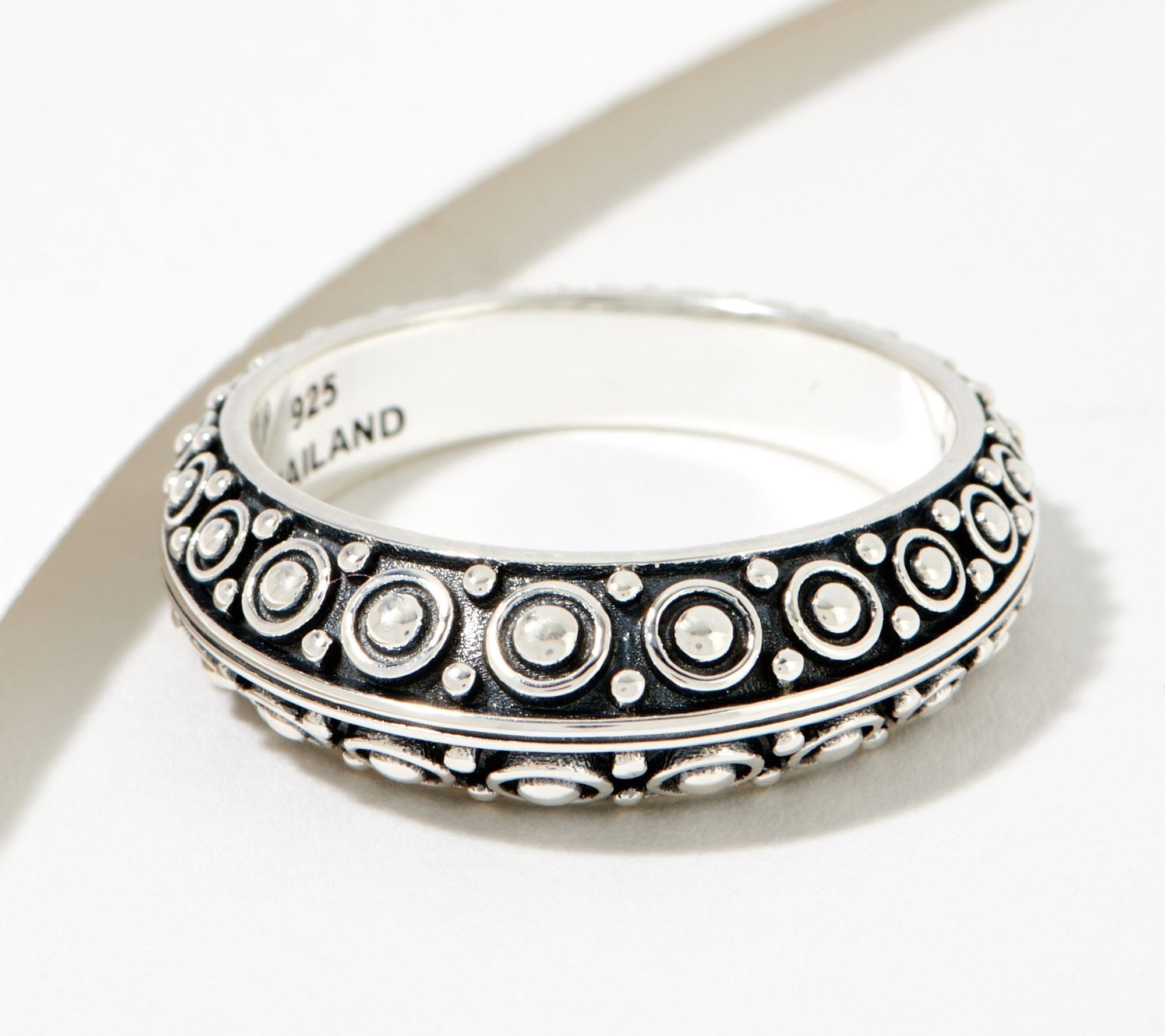 JAI Sterling Silver Carved Signature Kalahari Ring, Size 6 - Walmart.com