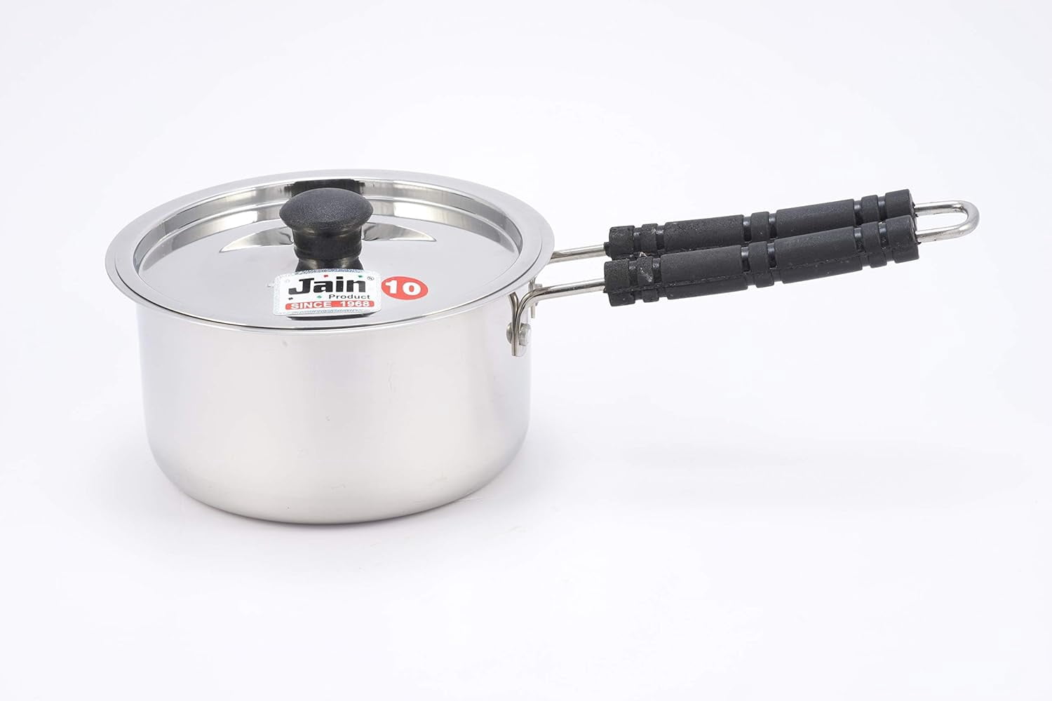 JAIN Stainless Steel Heavy Guage Saucepan with Steel Lid Chai Pan Milk ...