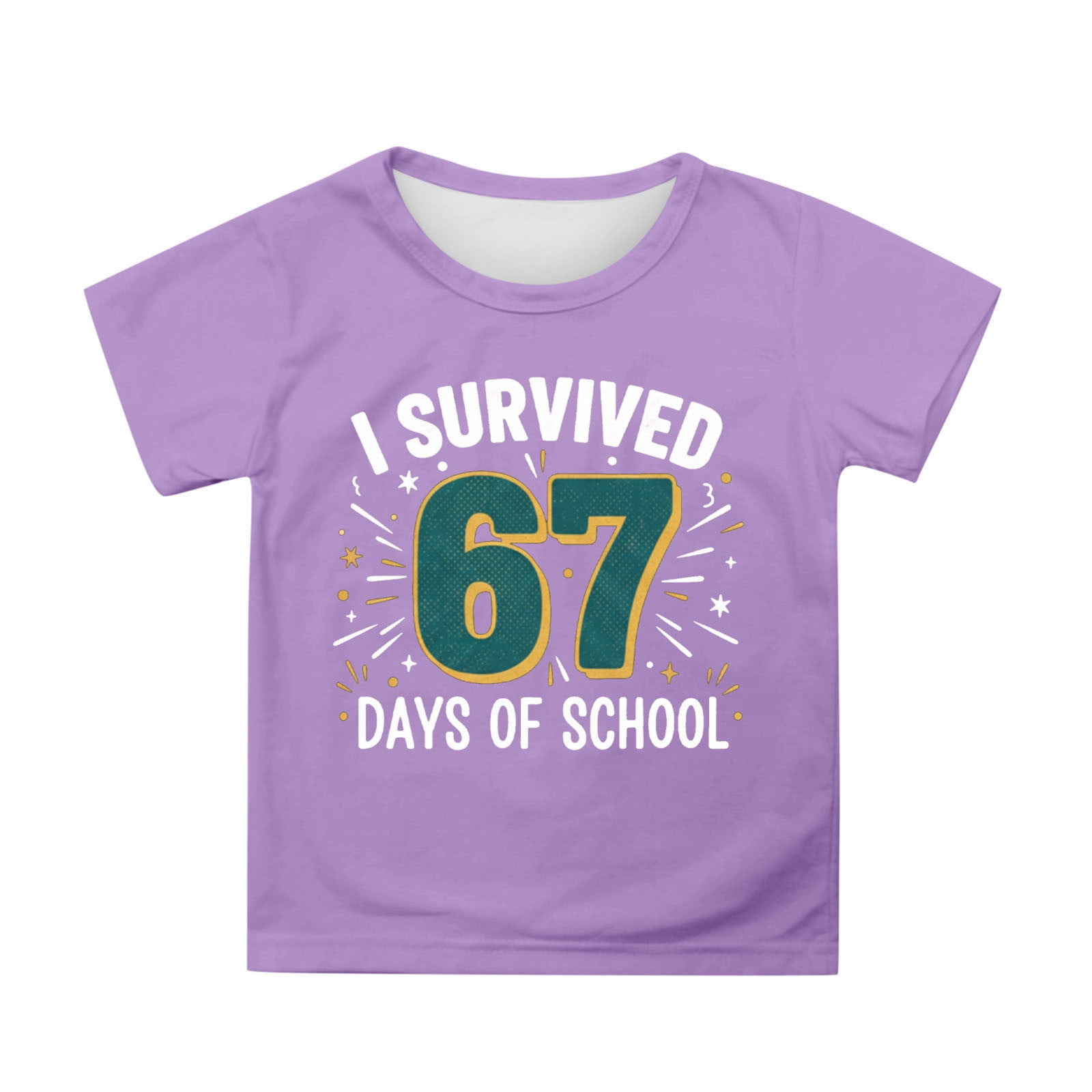 JAJAHO Boys Graphic Short Sleeve T Shirt Back To School Casual 67 ...