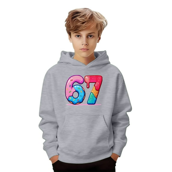 JAJAHO Kids Hoodies Boys Girls 6 7 Shirt Cute Sweatshirts Long Sleeve ...