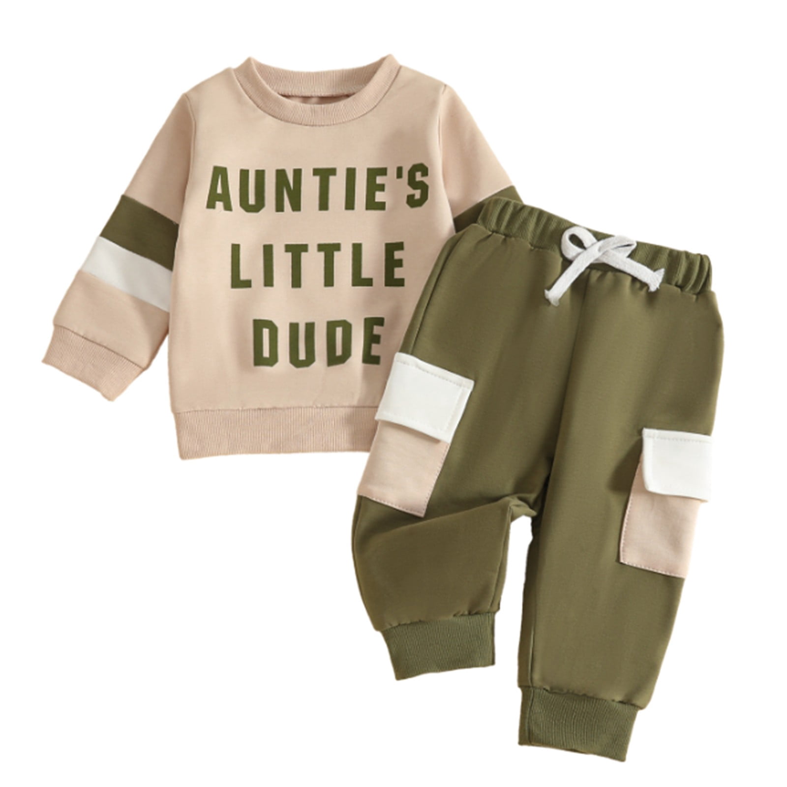 JAJAHO Kids Outfits Toddler Baby Boy Girl Clothes Children's Letter ...