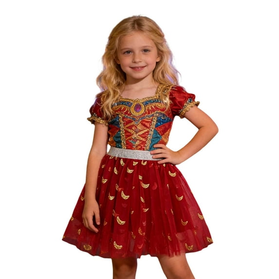 JAJAHO Star Sparkle Tutu For Girls Tulle Ballet Dance Princess Kids ...