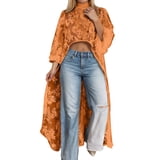 JAJAHO Womens Long Sleeve Shirts Lace Floral Embroidery Y2K Clothes ...