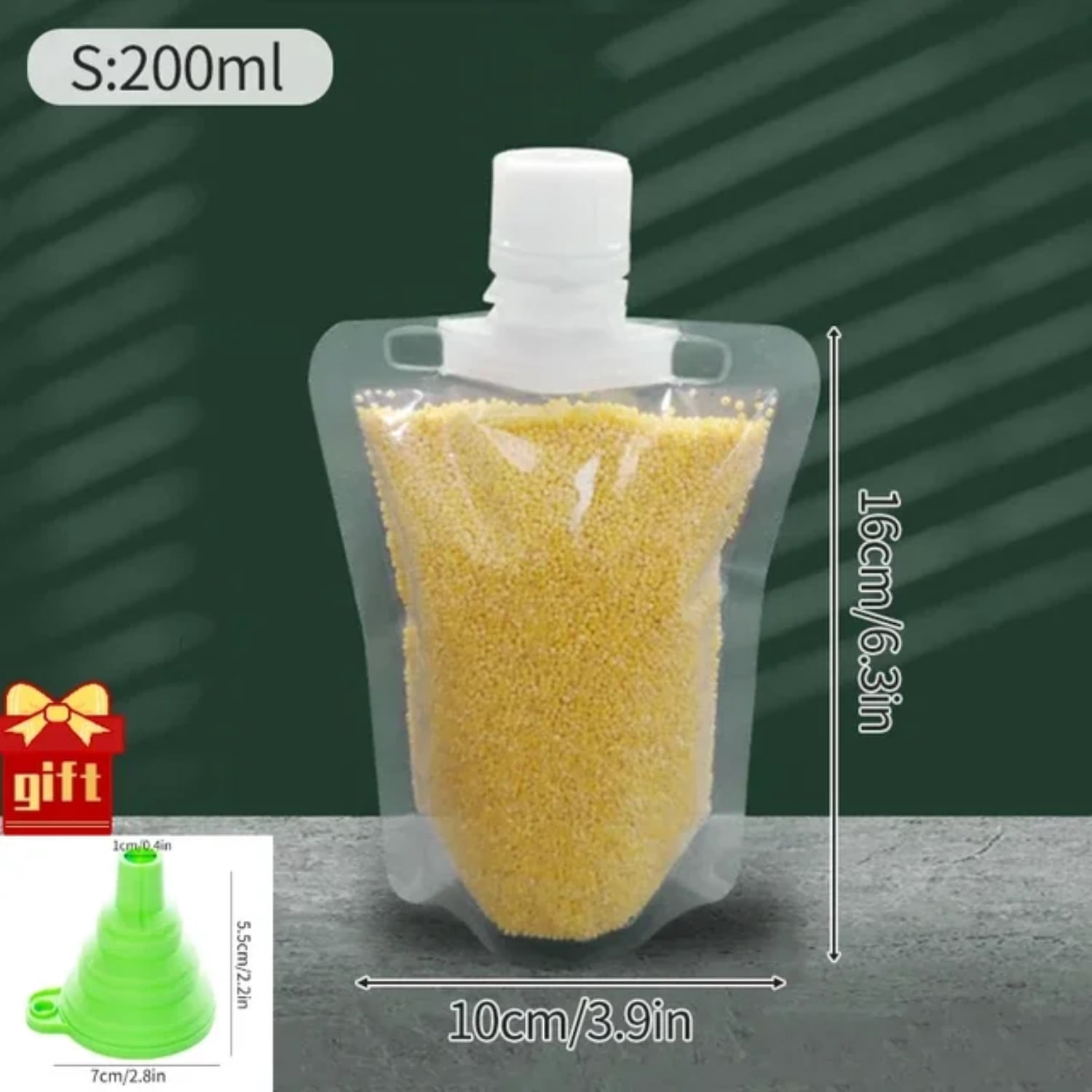 JAJIHUA Portable Food Packaging 5/10pcs Food Grade Sealed Moisture ...