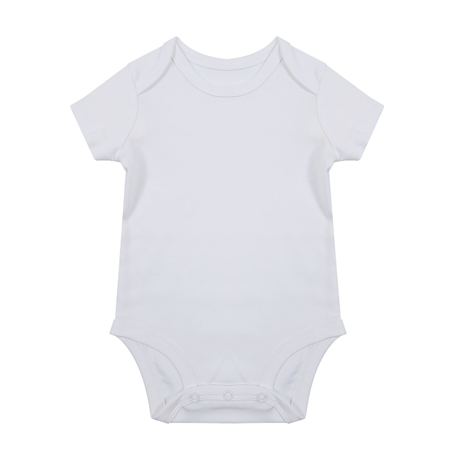 JAKANYQ Unisex Baby Solid Color Bodysuit Romper Onesie For 0 24 Months ...