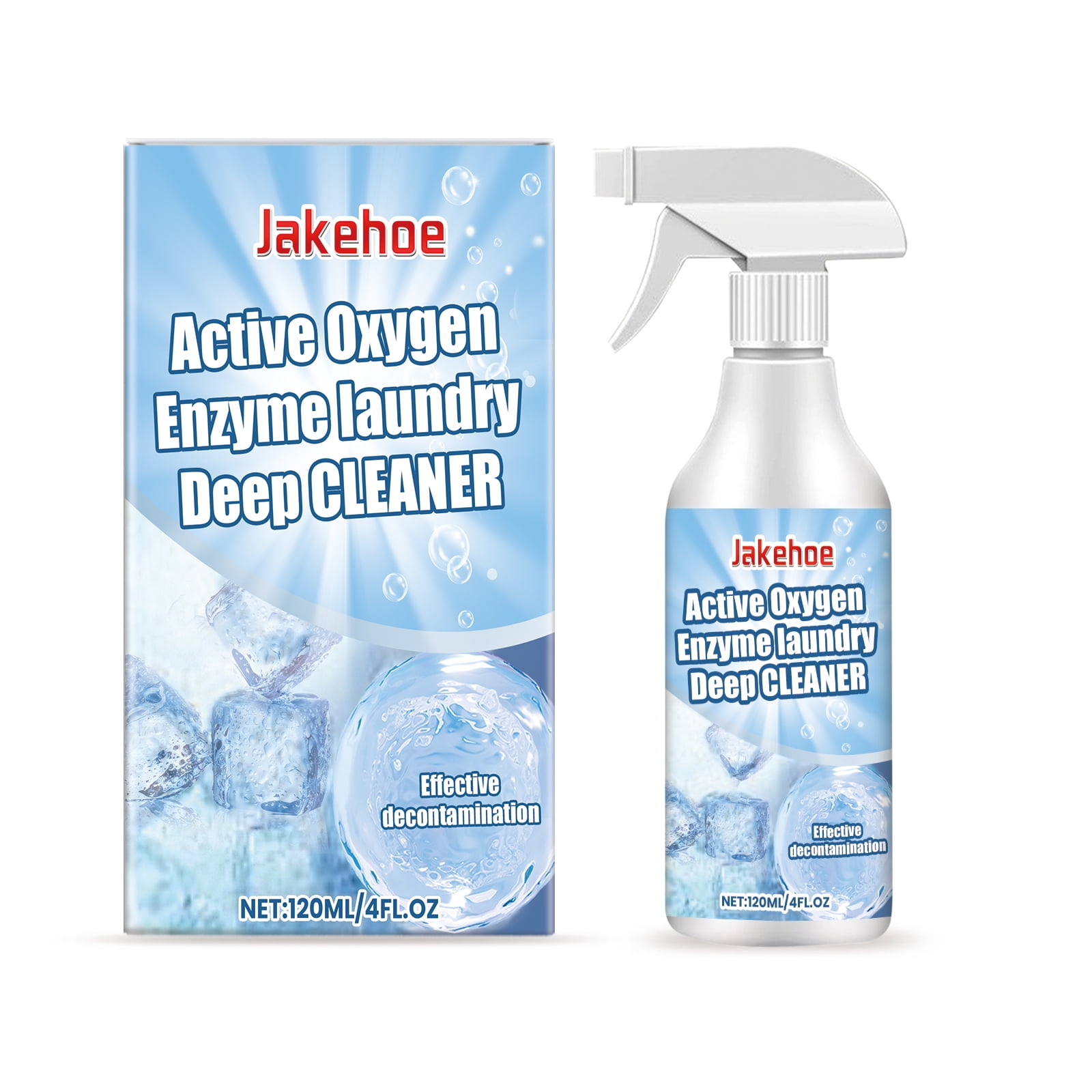 JAKEHOE Active Oxygen Enzyme Laundry Deep Cleaner,Stain Remover,120ML ...