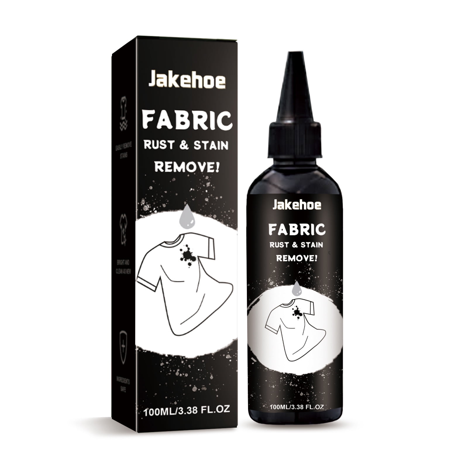 JAKEHOE Fabric Rust & Stain Remover, Clothing Stain Yellow Edge ...