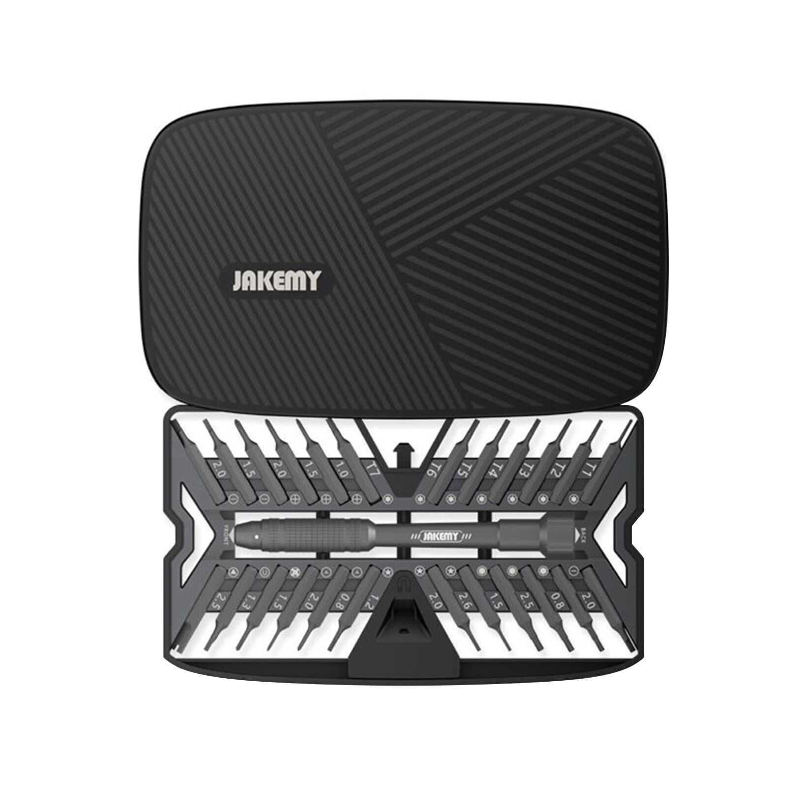 JAKEMY 26-in-1 Household Screwdriver Set Mini Lightweight Screw Driver ...