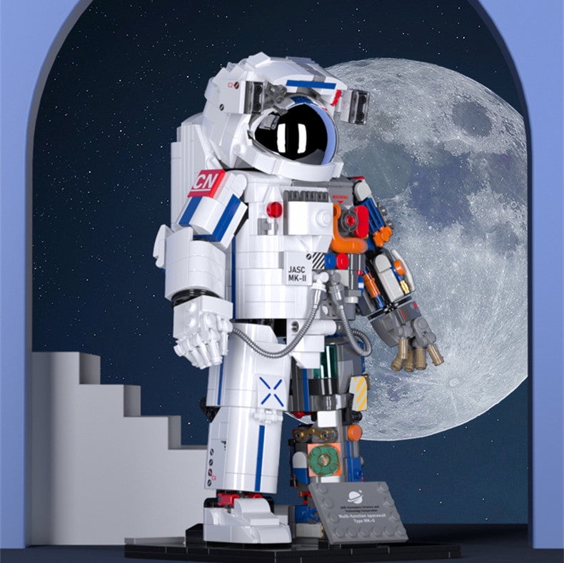 JAKI Blocks Kids Building Toys DIY Bricks Astronaut Puzzle Space ...